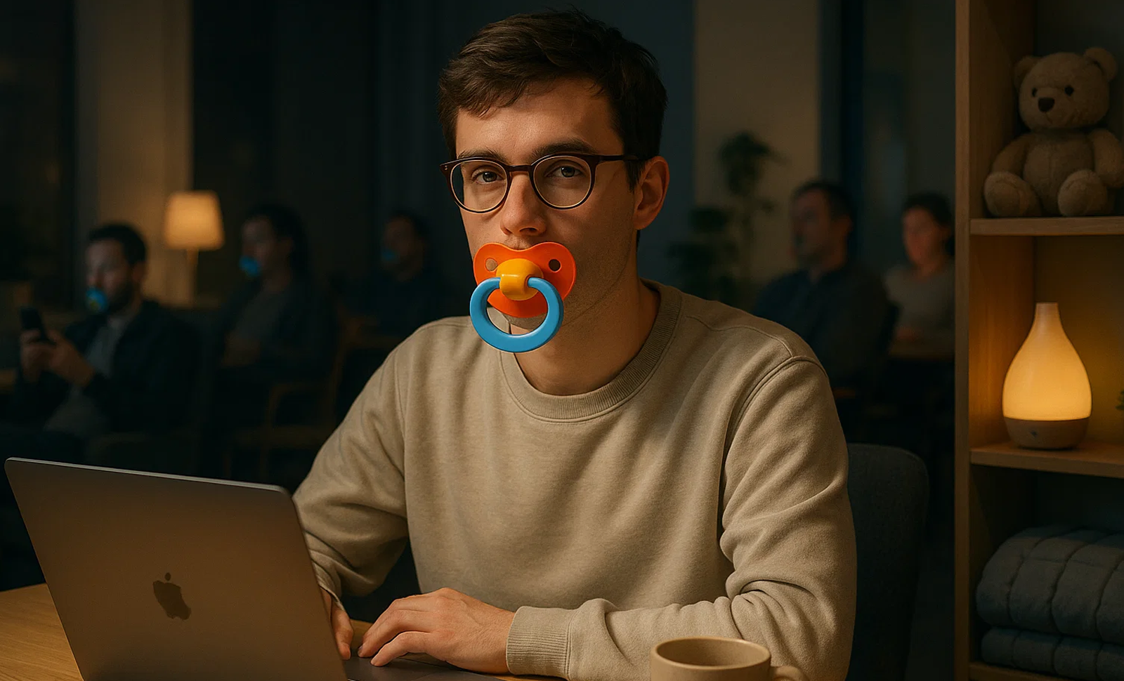 Adult Pacifiers Trend Gains Popularity as Unconventional Stress-Relief ...